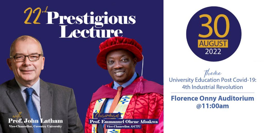Invitation To 22nd Prestigious Lecture - GCTU