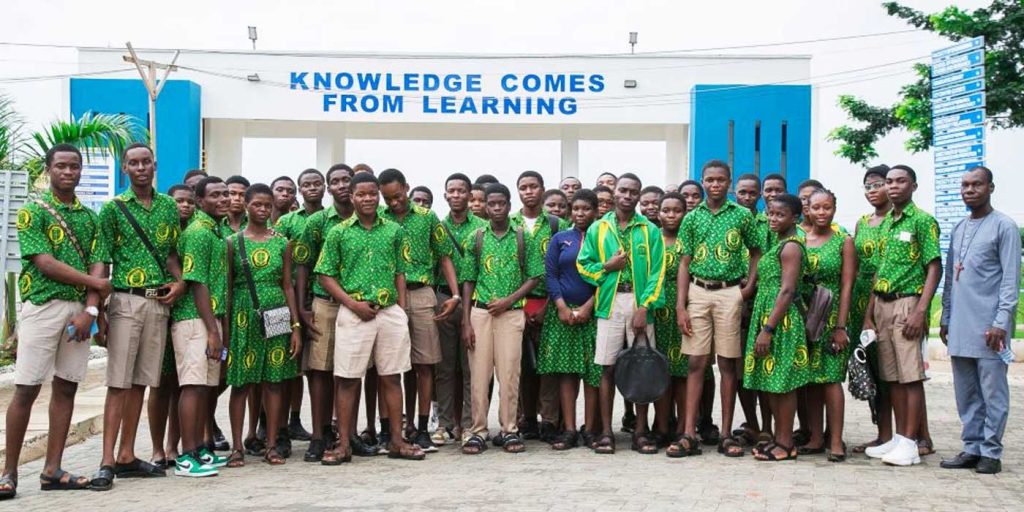 Sogakope SHS Students Tour GCTU Facilities - GCTU