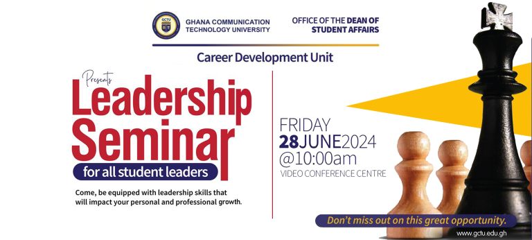 Invitation To Leadership Seminar - GCTU